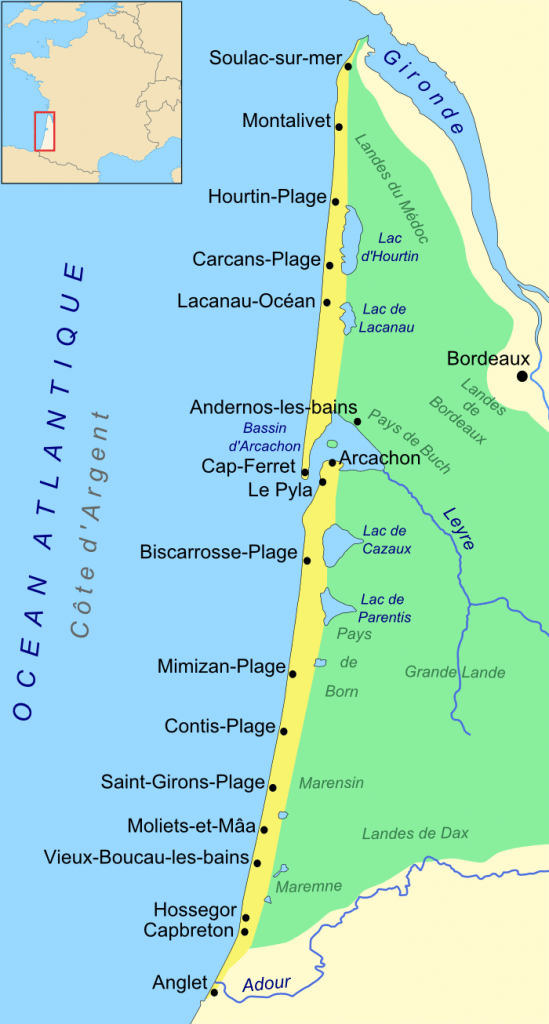 Südfrankreich episch surfen am Atlantik: Moliets 6 Surfcamps